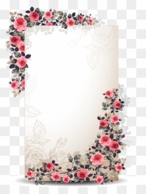 Vector Graphics,free Pictures - Simple Flower Border Design - Free ...