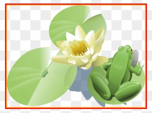 Awesome Frog And Lily Pad Png Clip Art Everyday For - Lily Pad Clip Art ...