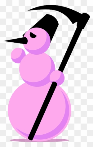 Snowman, Reaper, Scythe, Christmas, Xmas, Humor, Snow - Snowman - Free ...