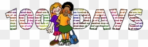 Hundred Days Of School - 100 Days Of Shcool Clipart - Free Transparent ...