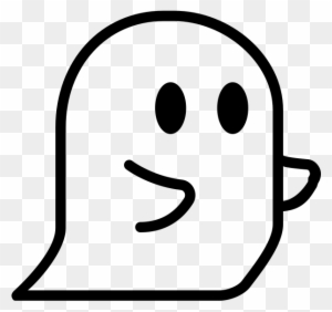 Ghost Rubber Stamp - Smiley - Free Transparent PNG Clipart Images Download