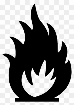 357 Fire Free Clipart Public - Flammable Packaging Symbol - Free ...