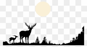 Wildlife Silhouette Clip Art, Transparent PNG Clipart Images Free ...