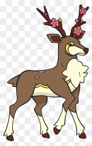 [ Img] - Sawsbuck Pokemon - Free Transparent PNG Clipart Images Download