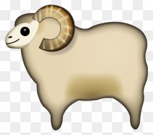 Sheep - Sheep Emoji Twitter - Free Transparent PNG Clipart Images Download