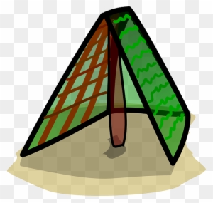 Building, House, Home, Green, Tent - Clip Art Den - Free Transparent ...