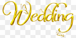 Wedding Text Font Png - Free Transparent PNG Clipart Images Download
