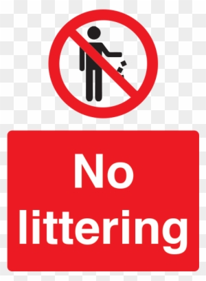 Safety Information - No Littering Sign Uk - Free Transparent PNG ...
