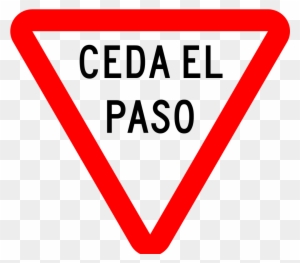 Give Way Road Sign Transparent Png - One Way Sign - Free Transparent ...