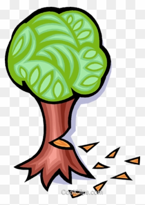 Cutting Down Tree Cartoon - Free Transparent PNG Clipart Images Download