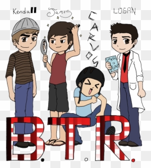 Big - Cartoon Big Time Rush - Free Transparent PNG Clipart Images Download