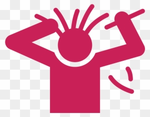To Our Stress Reduction Tool - Pulling Hair Out Icon - Free Transparent ...