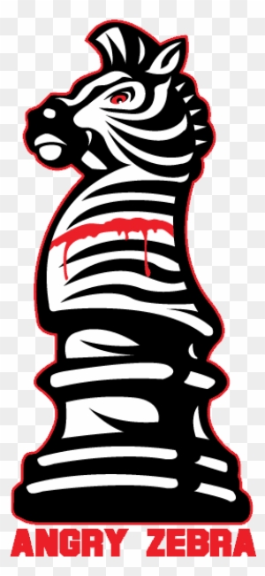 Angry Zebra Chess Piece Logo - Chess Knight - Free Transparent PNG ...