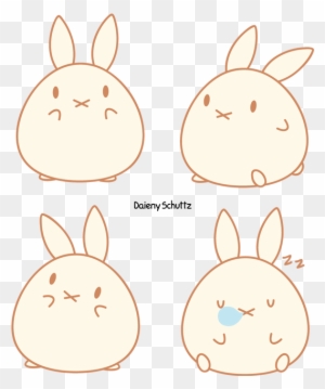 Chibi Bunny By Daieny - Chibi Bunny - Free Transparent PNG Clipart ...