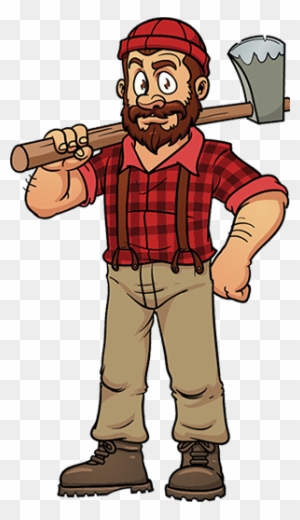 Paul Bunyan Clipart - Cartoon Lumberjack - Free Transparent PNG Clipart ...