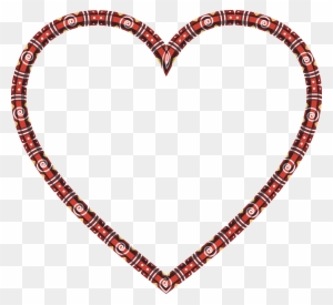 Frame Heart Purple Flower - Love Heart Frame Png - Free Transparent PNG ...