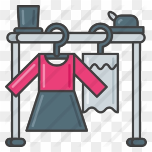 Cartoon Clothes Rack - Cartoon Rack Of Clothes - Free Transparent PNG ...