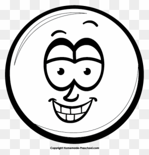 Grin Clipart Happy - Line Art Smiley Face - Free Transparent PNG ...