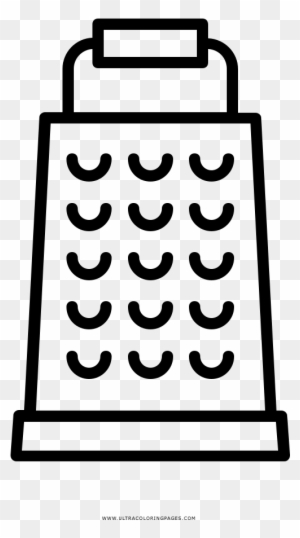 Cheese Grater Coloring Page - Ralador Desenho - Free Transparent PNG ...