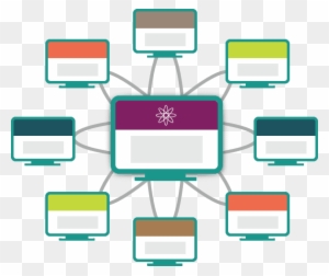 Picture - Hub And Spoke Icon - Free Transparent PNG Clipart Images Download