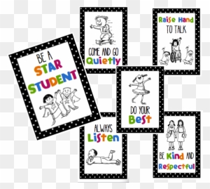 Good Behavior At School - Free Transparent PNG Clipart Images Download