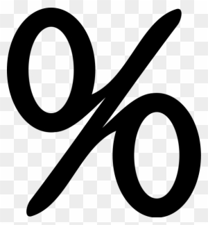 Percentage Sign Png Images - Percentage Black And White - Free ...