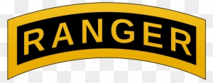 File - Ranger Tab - Svg - Us Army Rangers Insignia - Free Transparent ...