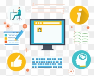 Web Content Writing - Laptop Vector - Free Transparent PNG Clipart ...