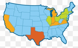 Residential Areas We Serve - United States Map Large - Free Transparent ...