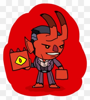 Devil Cross By Clunse - Cartoon - Free Transparent PNG Clipart Images ...