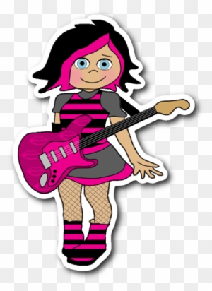 Rocker Girl Clipart Png