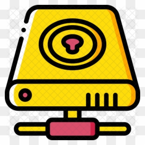 Secure Hard-drive Icon - Hard Disk Drive - Free Transparent PNG Clipart ...