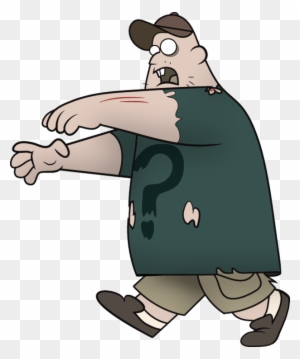 Zombie Soos By Mf99k - Gravity Falls Soos Zombie - Free Transparent PNG ...