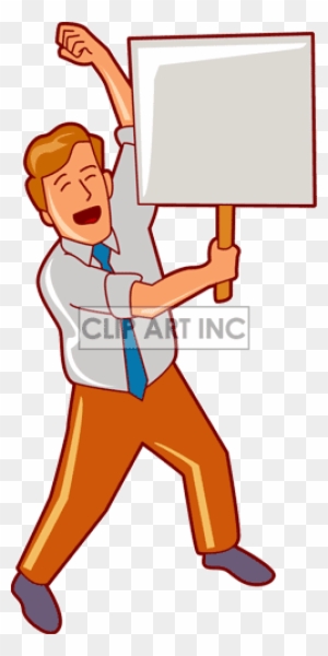People Protesting Clipart