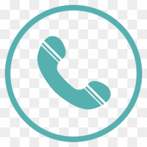Round Phone Icon - Telephone - Free Transparent PNG Clipart Images Download