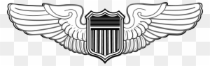 Aeronautical Rating Badges - Us Air Force Pilot Badge - Full Size PNG ...