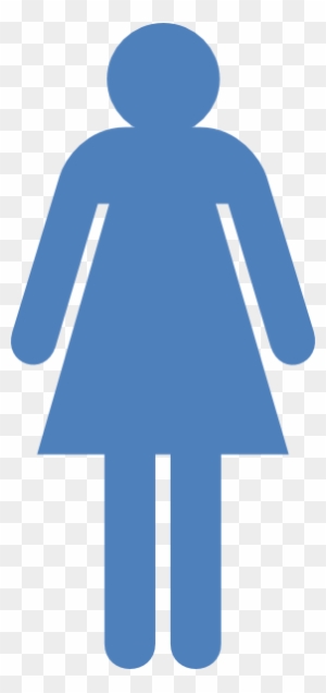 Free Running Girl Stick Figure Clip Art - Female Toilet Sign - Free ...