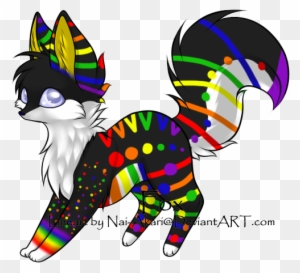 Rainbow Fox Adopt~ This Adopt Is Going For 20 Once - Rainbow Fox Clip ...