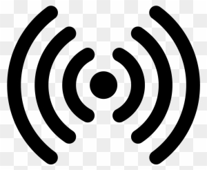 Radio Waves Icon - Radio Frequency Symbol - Free Transparent PNG ...