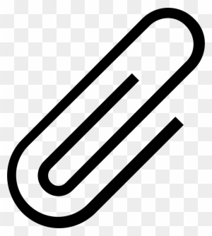 Paperclip Attachment Symbol Comments - Paper Clip Symbol - Free ...