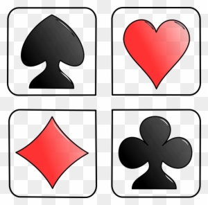 Collection Of Playing Cards Symbols - Cards Diamond Heart Spade - Free ...
