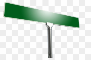 Green Street Sign Template