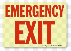 Emergency Exit Logo For Kids - Emergency Exit Only Alarm Will Sound ...