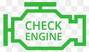 Engine Clipart Check Engine Light - Check Engine Light Stencil - Free ...