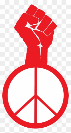Peace Sign Download - Fight The Power Symbol - Free Transparent PNG ...
