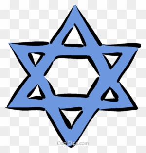 Star Of David Royalty Free Vector Clip Art Illustration - Grey Star Of ...