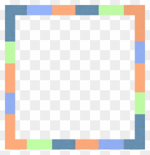Illustration Of A Blank Frame Border With Colorful - Colorful Frame ...