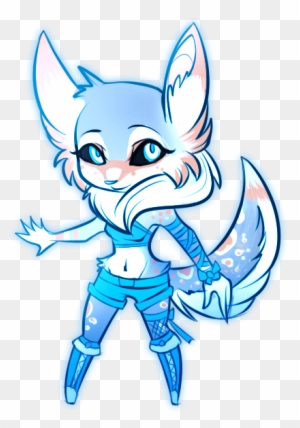 Fox Clipart Chibi - Arctic Fox Furry Oc - Free Transparent PNG Clipart ...