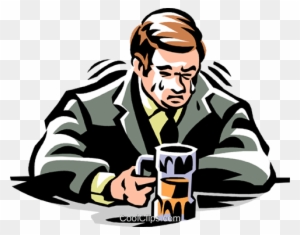 Simple Crying Man Clipart Man Crying In His Beer Royalty - Man Crying ...