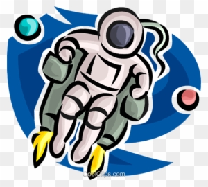 Astronaut With Jet Pack Royalty Free Vector Clip Art - Clip Art - Free ...
